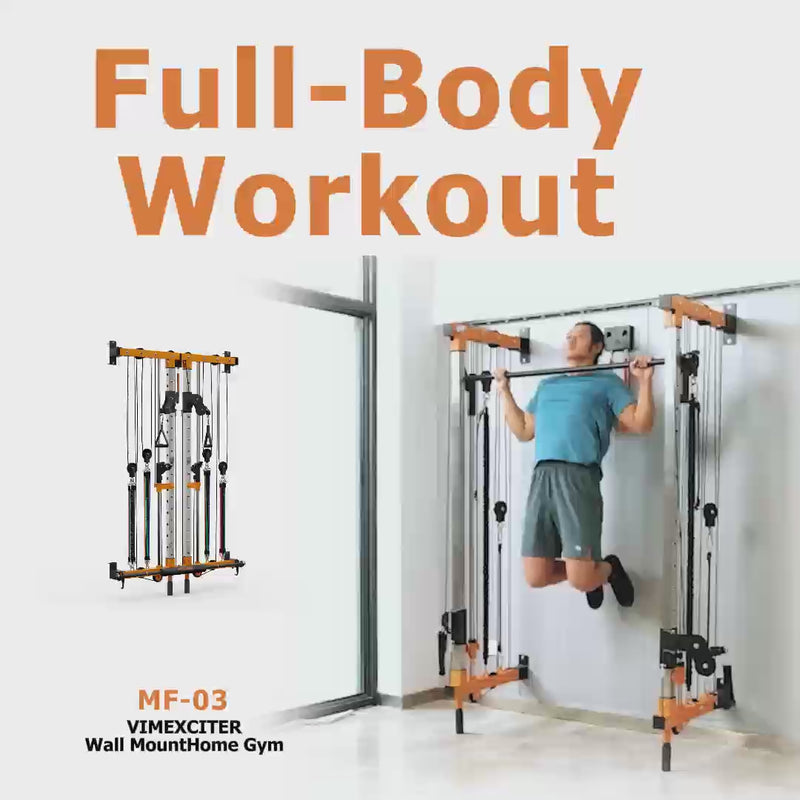 VIMEXCITER Wall-mounted Home Gym Smith Machine MF-03