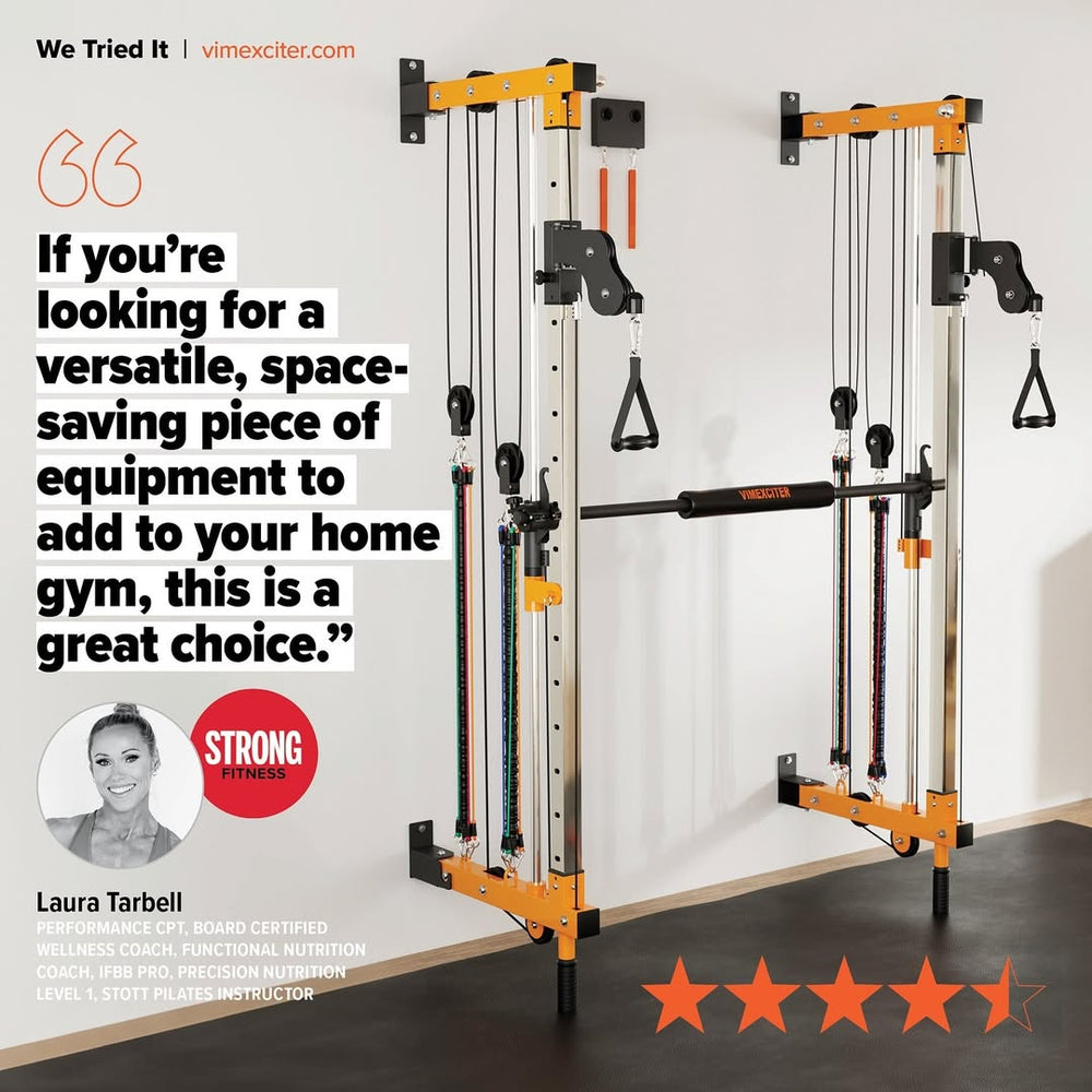 VIMEXCITER All-In-One Foldable VRT Home Gym Smith Machine
